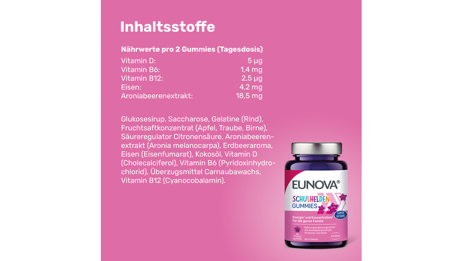 EUNOVA® Schulhelden Gummies | Eunova